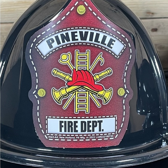 Accessories | Pineville Fire Dept Captain Hat 222 Black Costume 12 ...